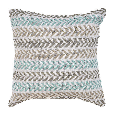 Click here for Lr Home Ash Sen Stripe Square Throw Pillow  One Si... prices