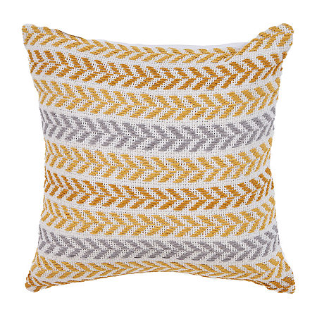 Click here for Lr Home Ash Sen Stripe Square Throw Pillow  One Si... prices