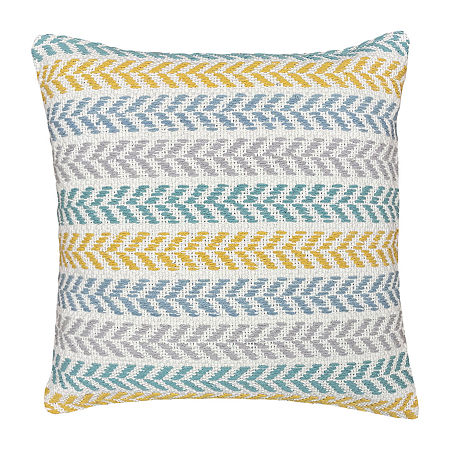 Click here for Lr Home Ash Sen Stripe Square Throw Pillow  One Si... prices