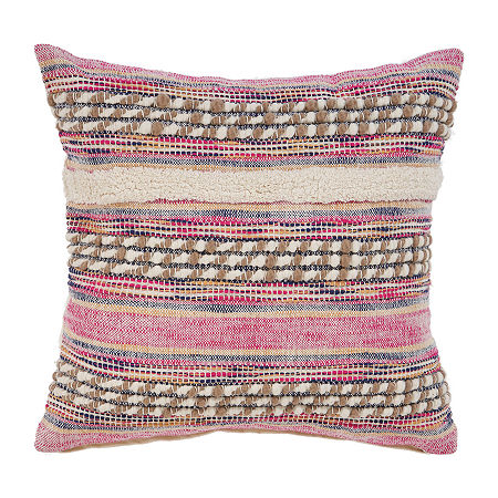 Click here for Lr Home Elle Stripe Square Throw Pillow  One Size... prices