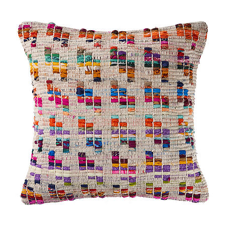 Click here for Lr Home Emli Geometric Square Throw Pillow  One Si... prices