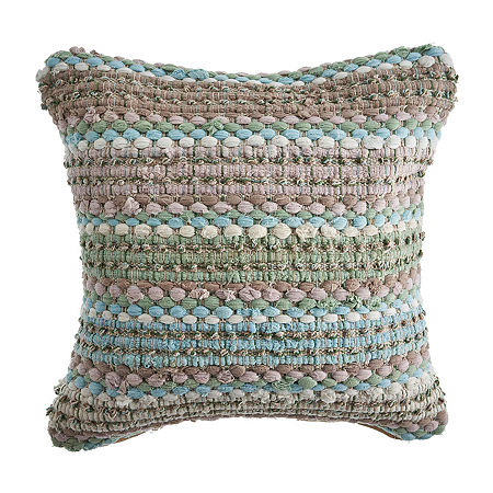 Click here for Lr Home Flona Stripe Square Throw Pillow  One Size... prices
