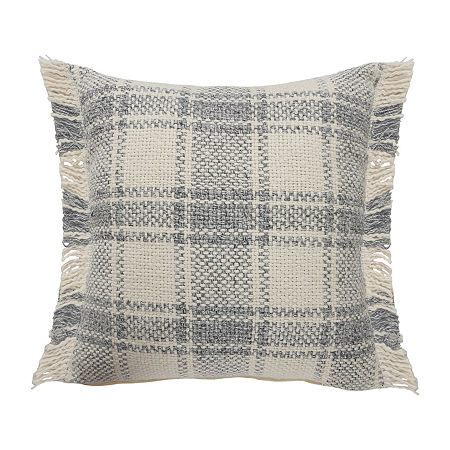 Click here for Lr Home Lyon Plaid Square Throw Pillow  One Size... prices