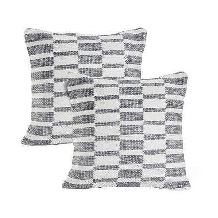 Click here for Lr Home Ady Modern Set Square Throw Pillow  One Si... prices