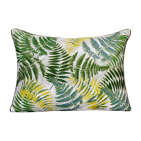 Click here for Lr Home Ren Fir Floral Square Throw Pillow  One Si... prices