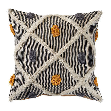 Click here for Lr Home Rosh Stripe Square Throw Pillow  One Size... prices