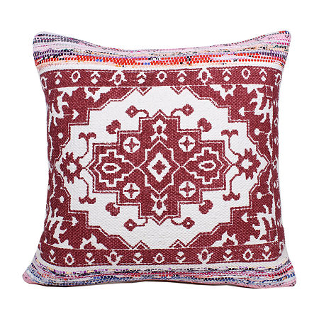 Click here for Lr Home Mika Geometric Square Throw Pillow  One Si... prices