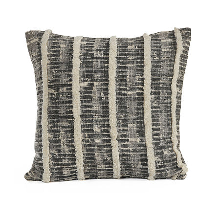 Click here for Lr Home Winny Stripe Square Throw Pillow  One Size... prices