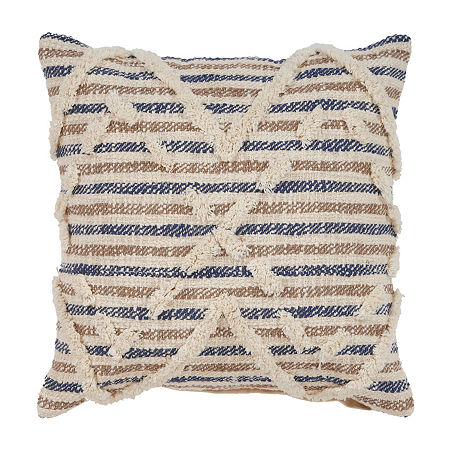 Click here for Lr Home Willy Stripe Square Throw Pillow  One Size... prices