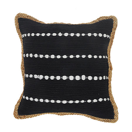 Click here for Lr Home Abha Stripe Square Throw Pillow  One Size... prices