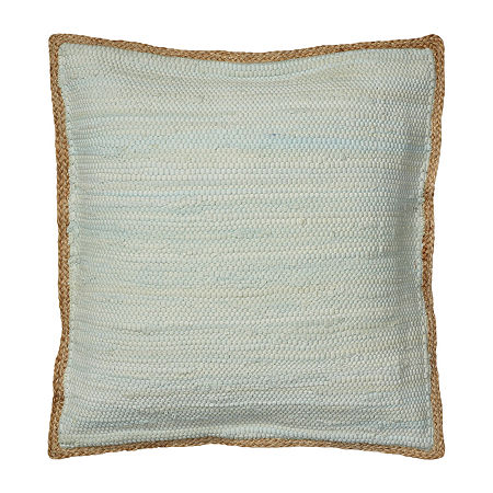 Click here for Lr Home Abeje Bordered Square Throw Pillow  One Si... prices