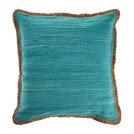 Click here for Lr Home Abeje Bordered Square Throw Pillow  One Si... prices