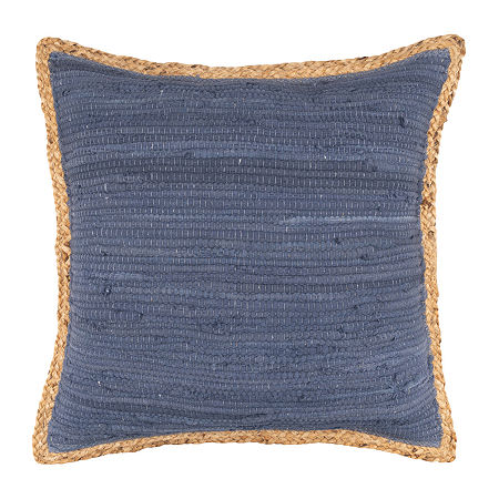 Click here for Lr Home Abeje Bordered Square Throw Pillow  One Si... prices