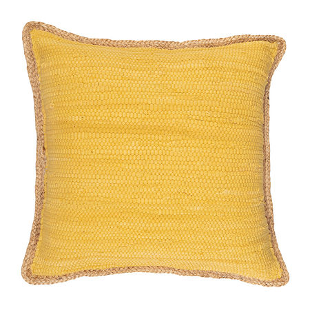 Click here for Lr Home Abeje Bordered Square Throw Pillow  One Si... prices