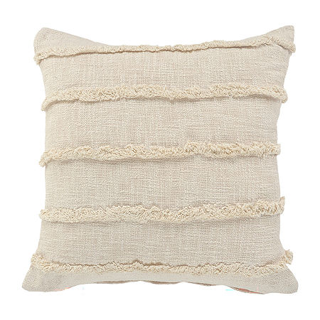 Click here for Lr Home Cassie Solid Square Throw Pillow  One Size... prices