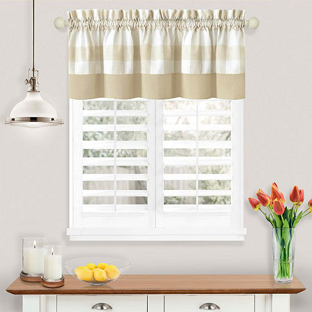 Click here for Achim Hunter Rod Pocket Federal + Tuck Valance  On... prices