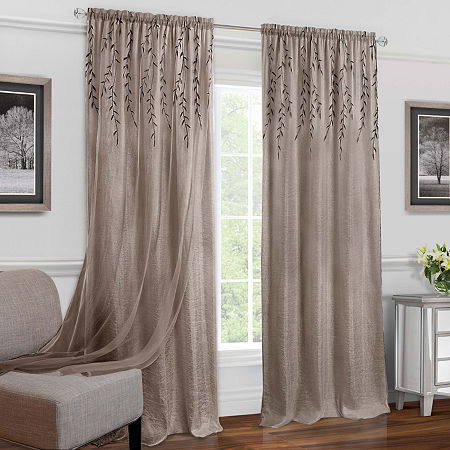 Click here for Achim Willow Rod Pocket Curtain Panel prices