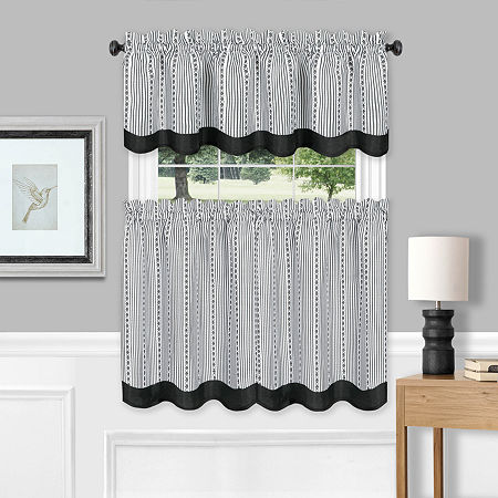 Click here for Achim Westport 3-pc. Rod Pocket Kitchen Curtains &... prices