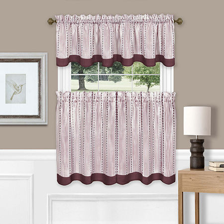 Click here for Achim Westport 3-pc. Rod Pocket Kitchen Curtains &... prices
