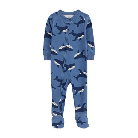 Click here for Carters Toddler Boys Footed Rib Crew Neck Long Sle... prices