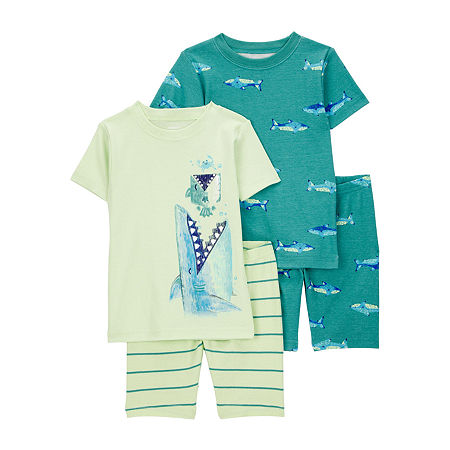 Click here for Carters Toddler Boys Rib Crew Neck Short Sleeve 4-... prices