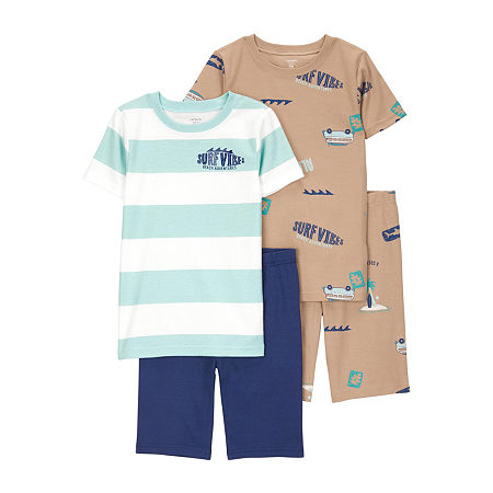 Click here for Carters Little & Big Kid Boys Rib Crew Neck Short... prices