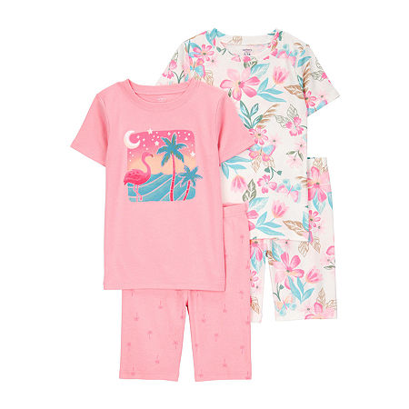 Click here for Carters Little & Big Kid Girls Rib Crew Neck Short... prices