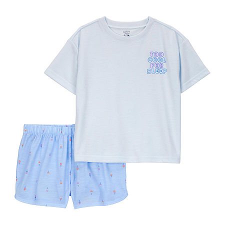 Click here for Carters Little & Big Kid Girls Round Neck Short Sl... prices