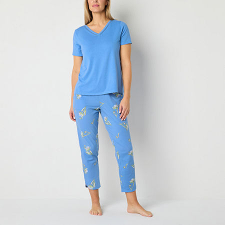 Click here for Liz Claiborne Womens V-Neck Short Sleeve 2-pc. Paj... prices