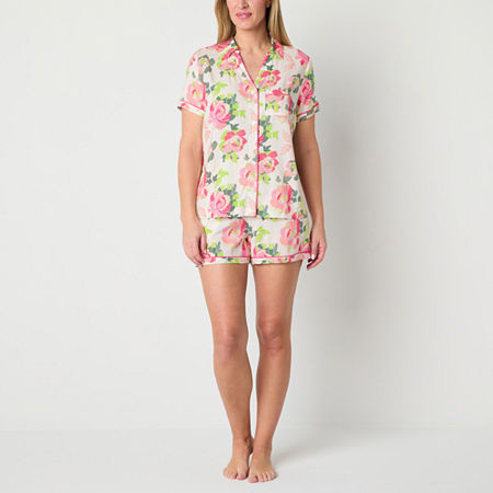 Click here for Liz Claiborne Womens Poplin Short Sleeve 2-pc. Paj... prices