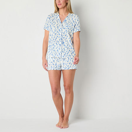 Click here for Liz Claiborne Womens Poplin Short Sleeve 2-pc. Paj... prices