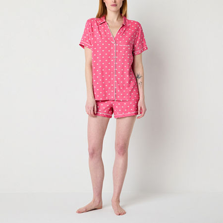 Click here for Liz Claiborne Womens Poplin Short Sleeve 2-pc. Paj... prices