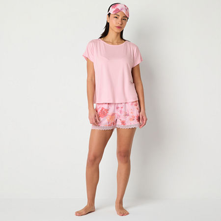 Click here for Ambrielle Womens Crew Neck Short Sleeve 3-pc. Paja... prices