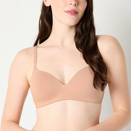Click here for Arizona Body Cotton Wire Free T-Shirt Bra  C  Beig... prices