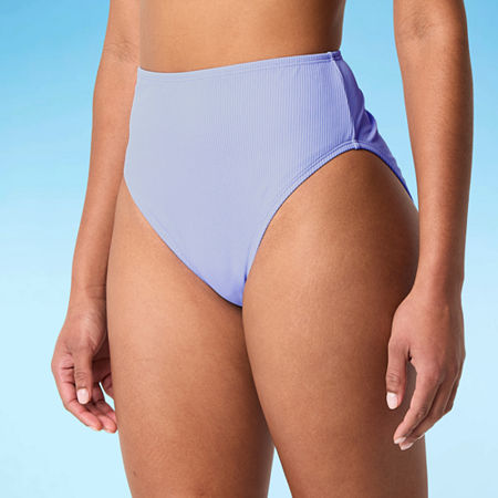Click here for Decree Womens Lined Textured Juniors High Waist Bi... prices