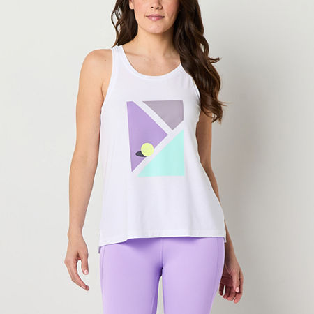 Click here for Xersion Womens Round Neck Sleeveless Graphic Tank... prices