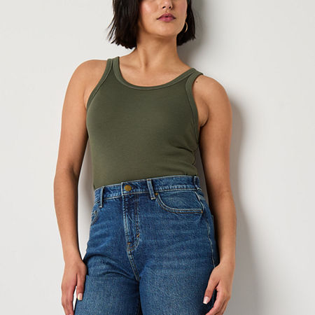 Click here for a.n.a Ribbed Womens U Neck Sleeveless Tank Top  X-... prices