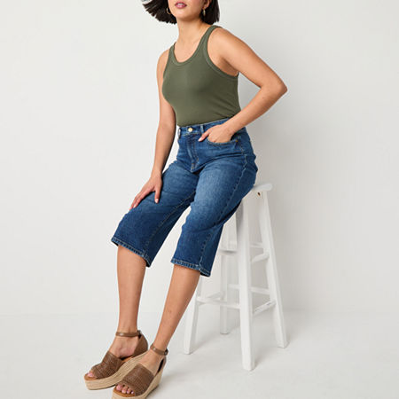 Click here for a.n.a Womens High Rise Relaxed Fit Denim Cropped P... prices