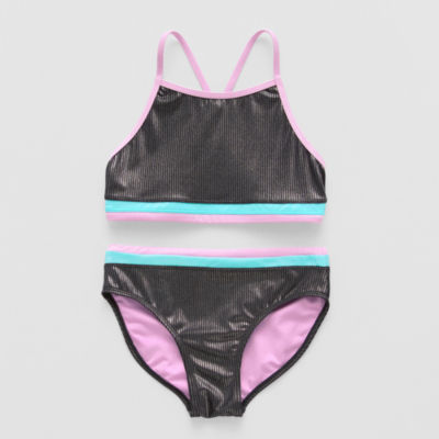 Thereabouts Ribbed Little & Big Kid Girls 2-pc. Bikini Set, Color ...