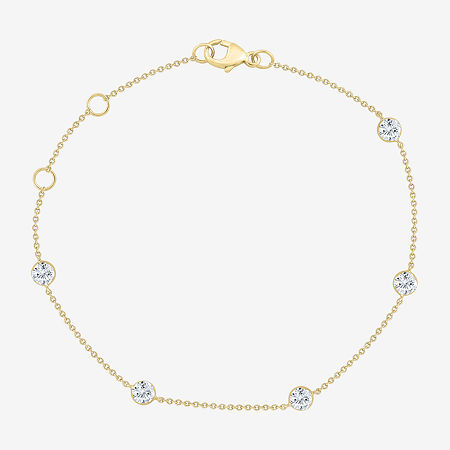 Click here for Floating Diamonds (F / Vs2) Womens 14K Gold 7.25 I... prices