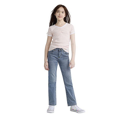Click here for Levis Big Girls Mid-Rise Classic Bootcut Denim Jea... prices