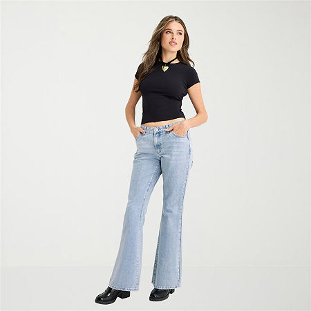 Click here for Forever 21 Womens Plus Low Rise Flare Leg Jean  2x... prices