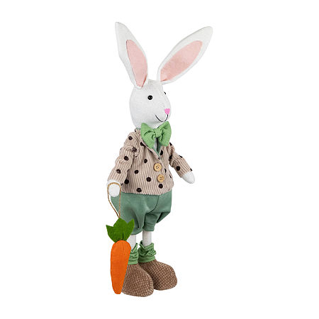 Click here for Northlight 18 Polka Dot Boy Rabbit With Carrot Sta... prices