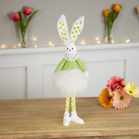 Click here for Northlight 15 Green And White Ballerina Bunny Stan... prices