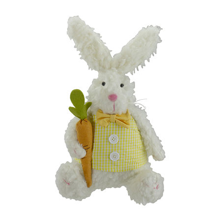 Click here for Northlight 14 Plush Bunny Rabbit With Carrot Sprin... prices