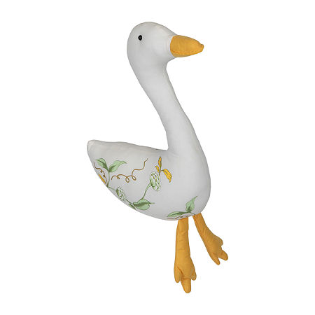Click here for Northlight 16 Plush Floral Goose Easter Tabletop D... prices