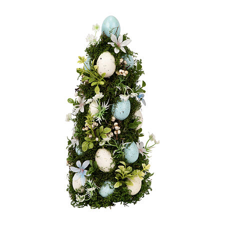 Click here for Northlight 14 Blue And White Floral And Foliage Eg... prices