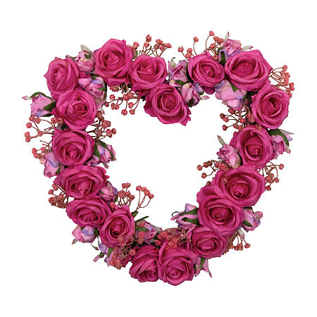 Click here for Northlight 16 Blooming Rose Buds Artificial Heart... prices