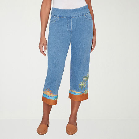 Click here for Alfred Dunner Womens Straight Capri Pant  8  Blue prices