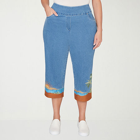 Click here for Alfred Dunner Womens Plus Straight Capri Pant  16w... prices